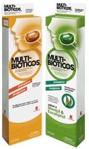 Caramelos Multibióticos Mentol Naranja